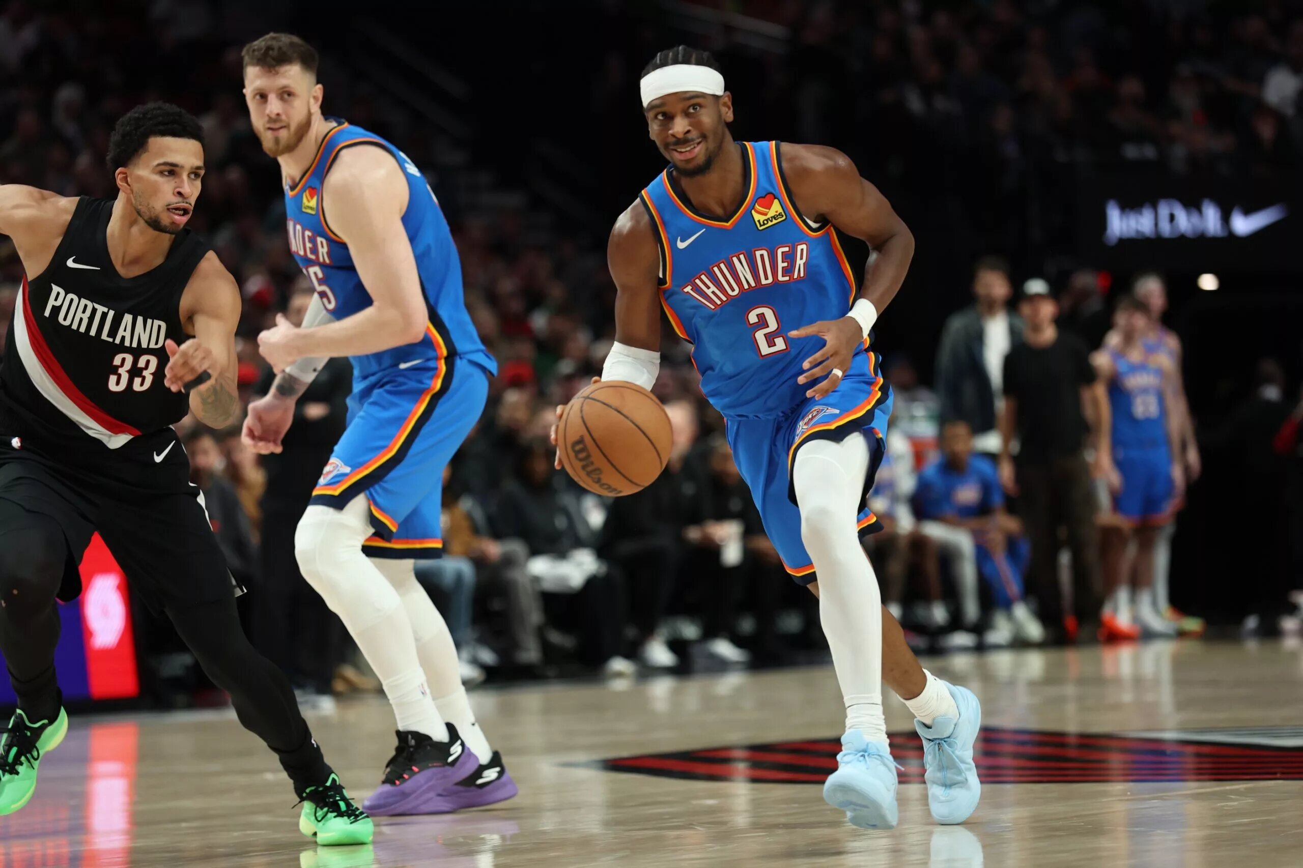 Thunder's Shuffling Rotation vs Blazers Dents Historic Start - Last ...