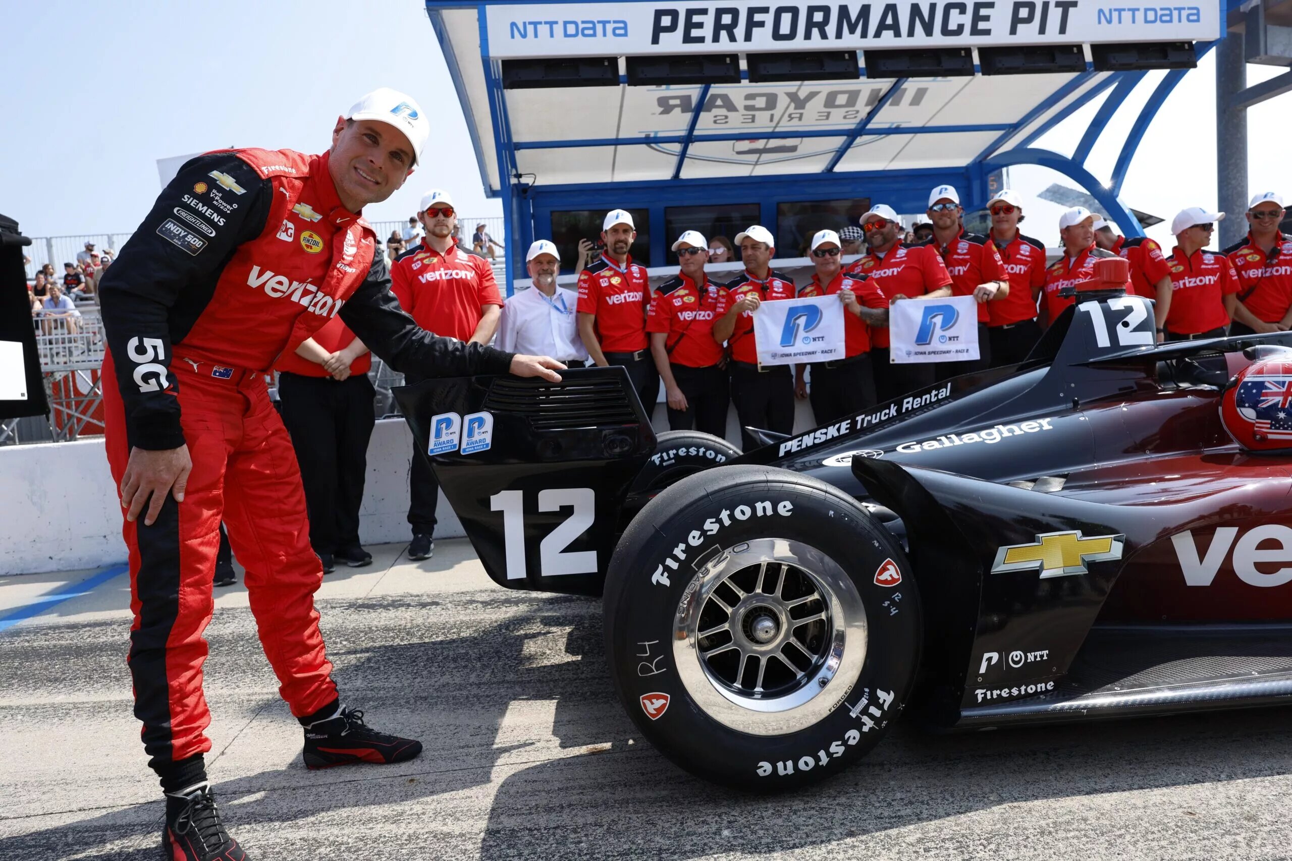 IndyCar Will Powers To Double Pole Position In Iowa