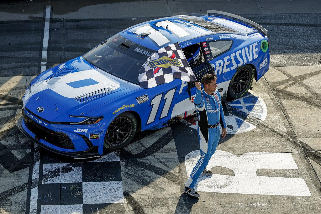 Old Tires Were the Right Call as Denny Hamlin Tames the Monster Mile ...