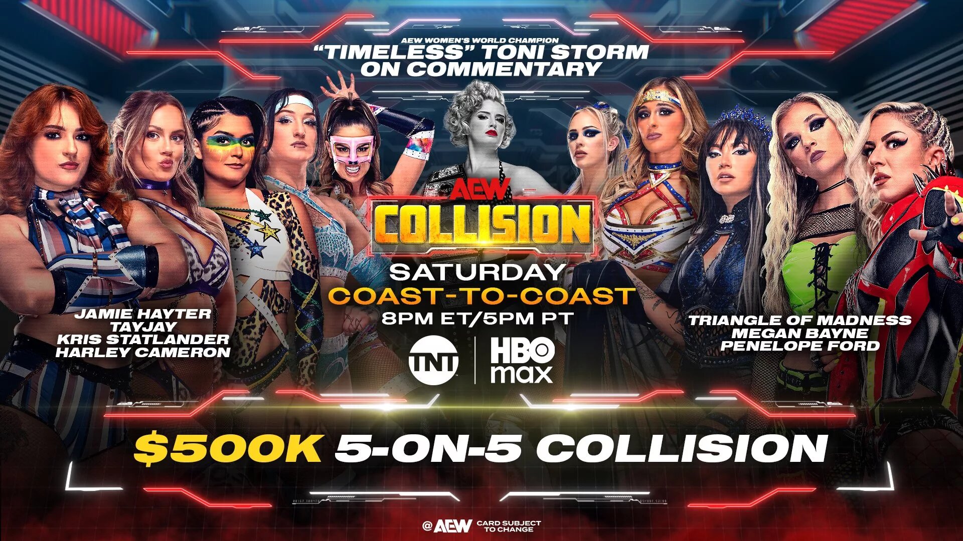AEW Collision Preview (9/13/25) - $500K 5-0n-5 Collision - Last Word On ...