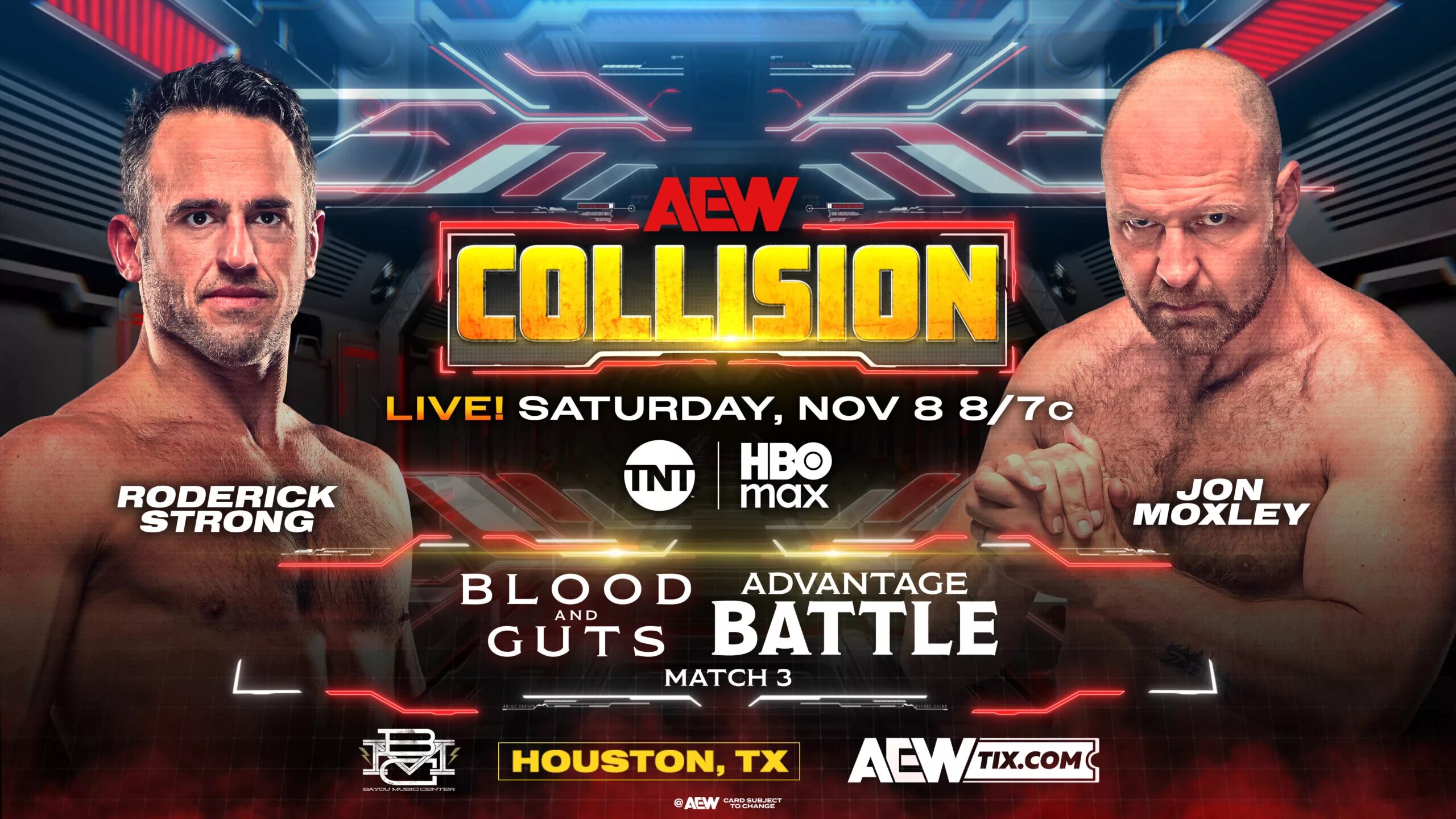 AEW Collision Preview (11/8/25) - Blood and Guts Advantage Battle ...