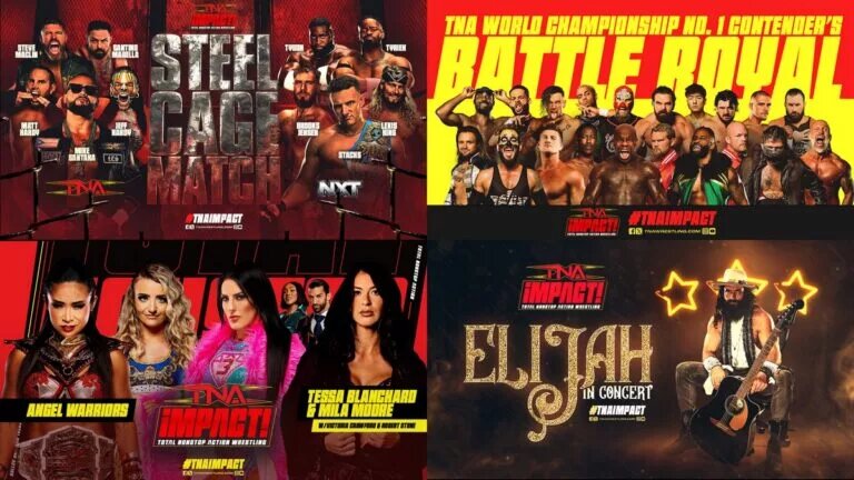 TNA iMPACT Preview (12/18/25) - Team NXT vs Team TNA, Rage in a Cage ...