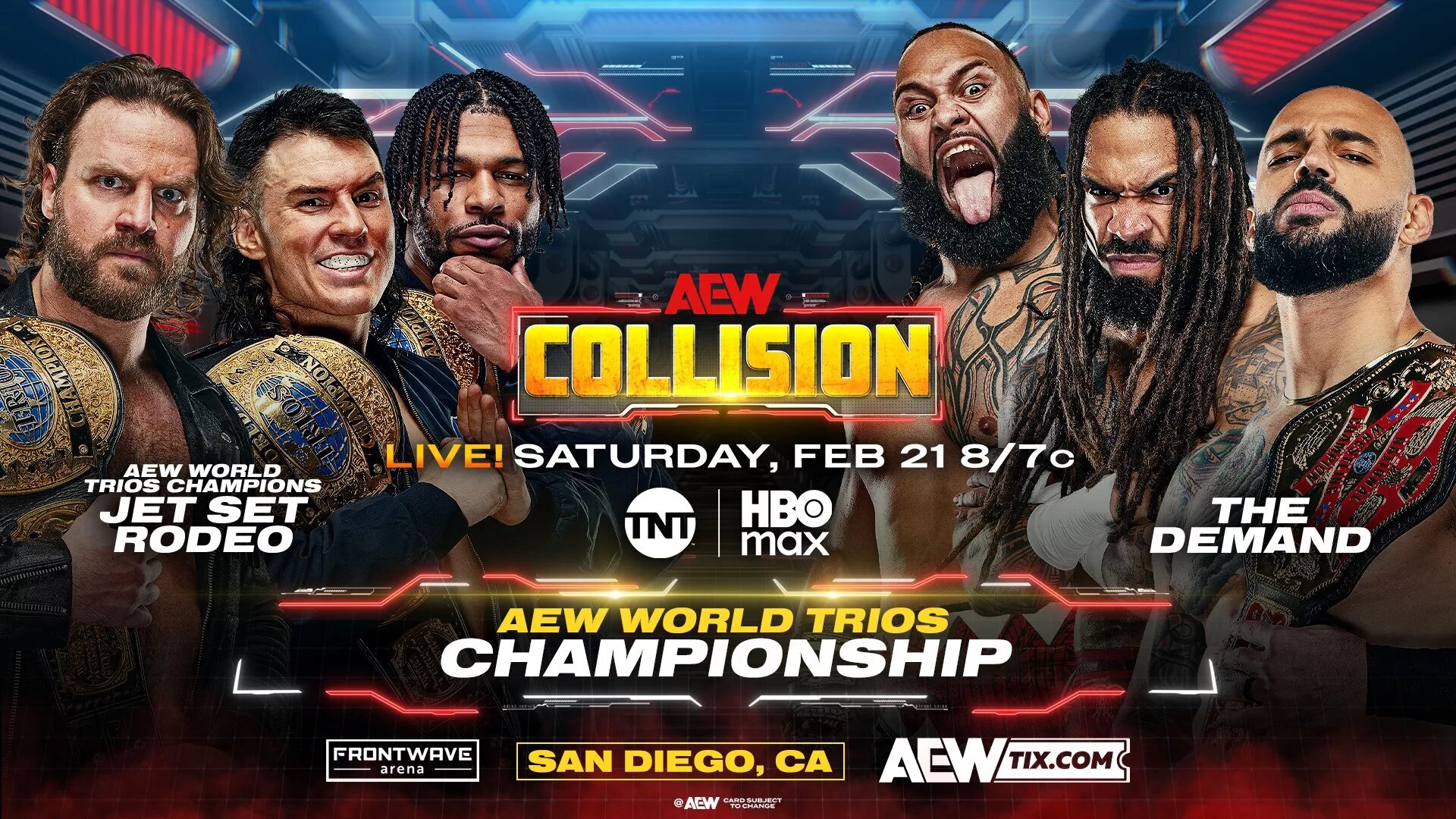 AEW Collision Preview (2/21/26): Jet Set Rodeo Defend the Trios ...