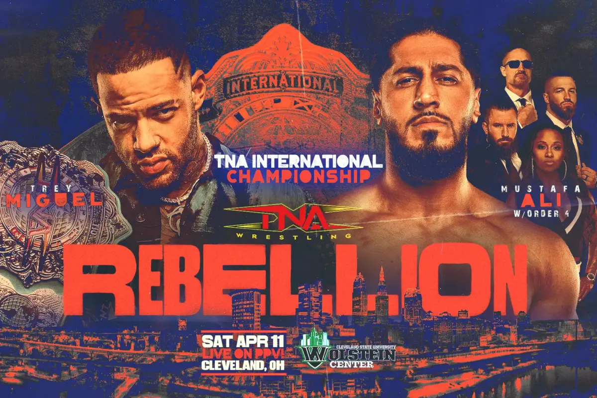 TNA Rebellion 2026 - Mustafa Ali is the New TNA International Champion ...